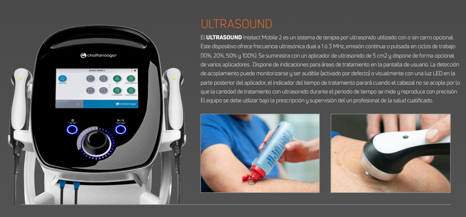 INTELECT MOBILE 2 COMBO: electroterapia, ultra-som, combo