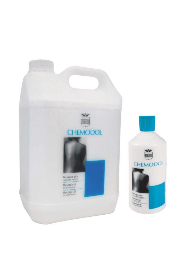 CHEMODOL leite de massagem para todos os tipos de pele (1 lt ou 5lts)